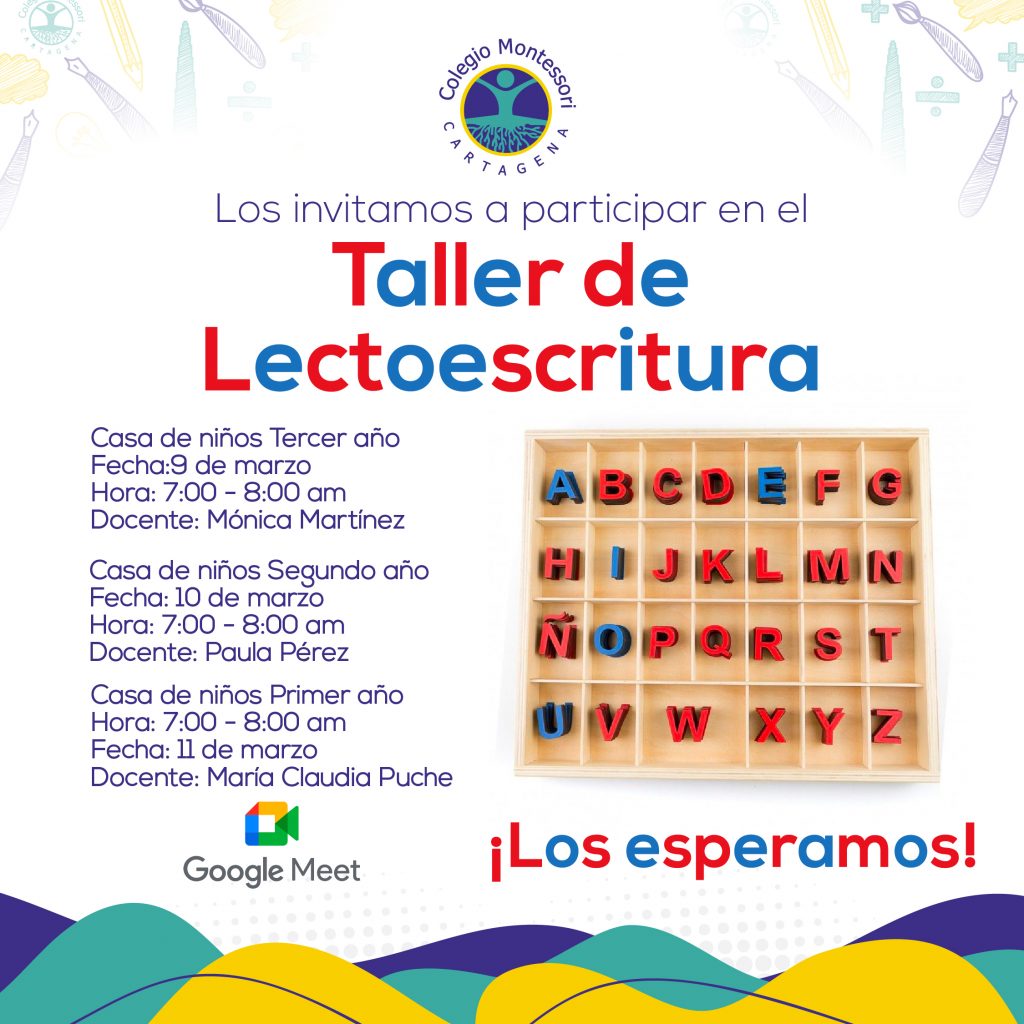 Taller de Lectoescritura – Colegio Montessori Cartagena